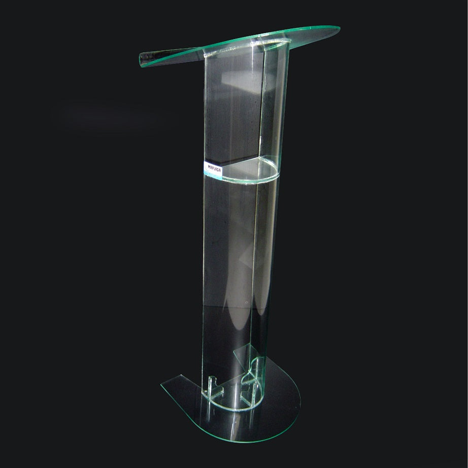 Pódium de acrílico para eventos modelo M-143 con columna pequeña — Maplasa